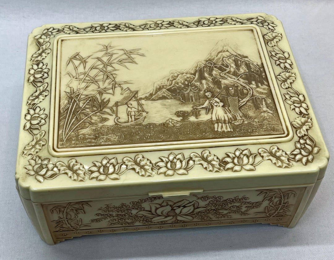 Antique Chinese Jewelry Box - Etsy