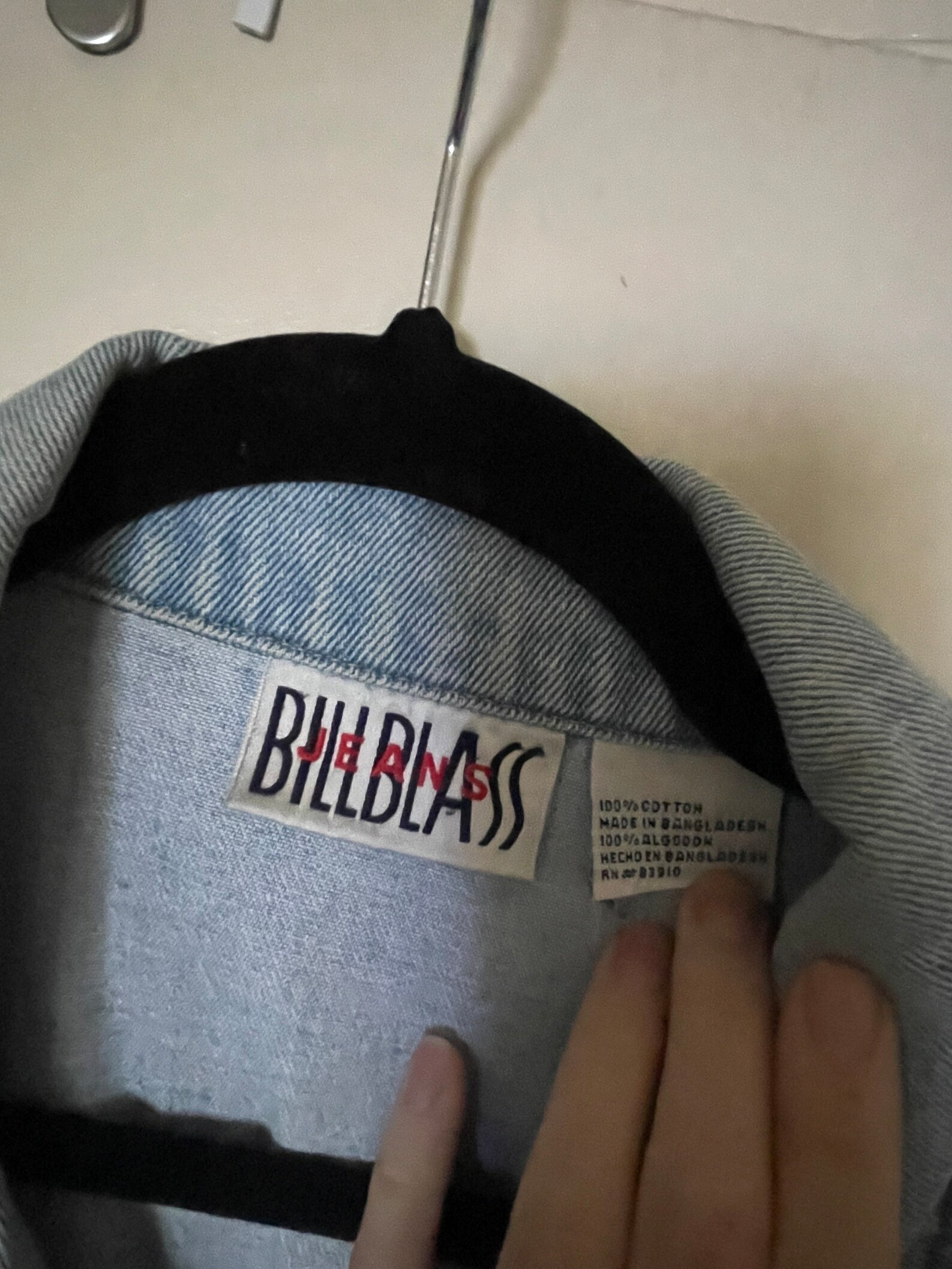 Vintage Rare 90s Zip up Denim Jean Bill Blass Jacket Art to Wear Custom ...
