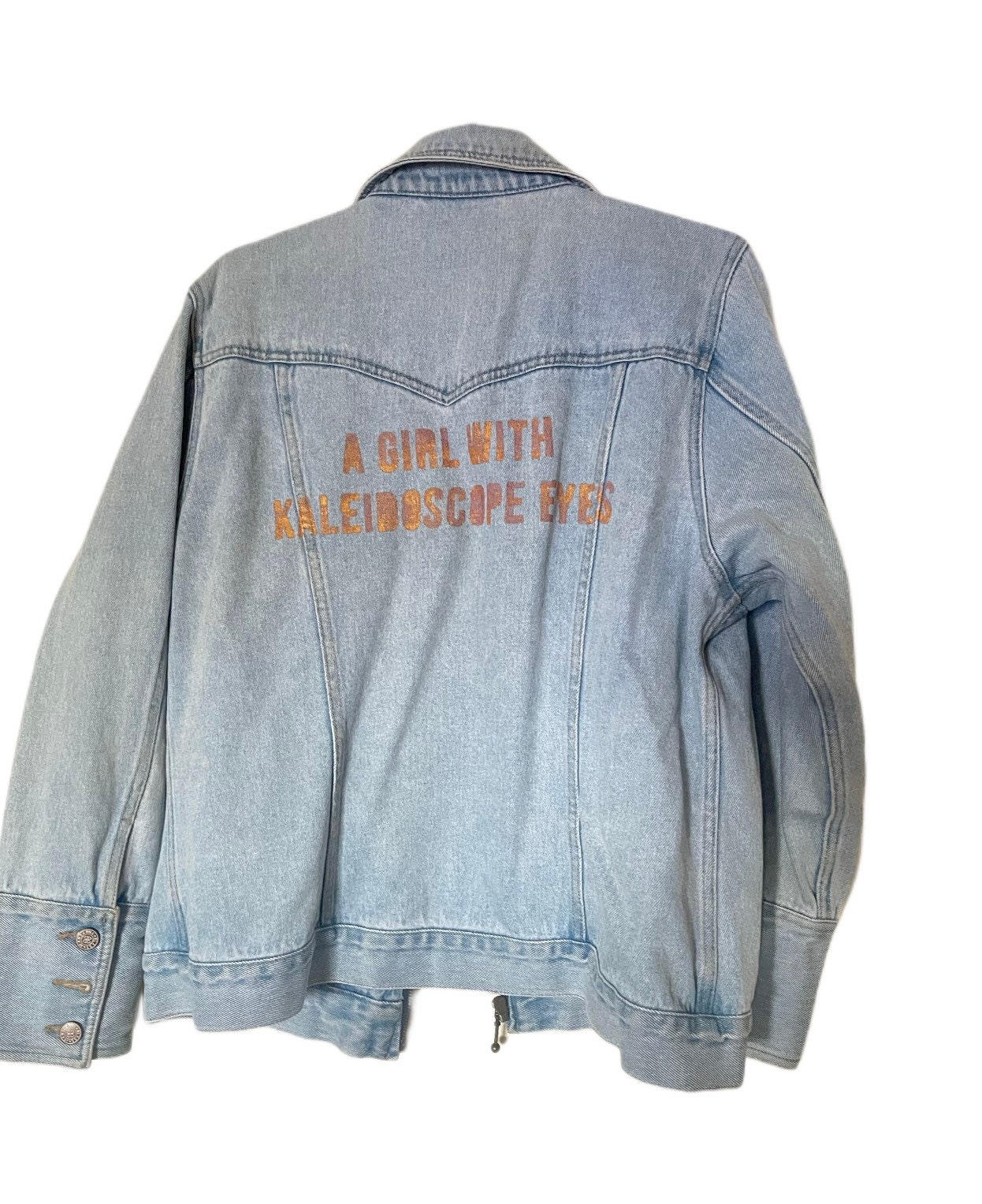 Vintage Rare 90s Zip up Denim Jean Bill Blass Jacket Art to Wear Custom ...