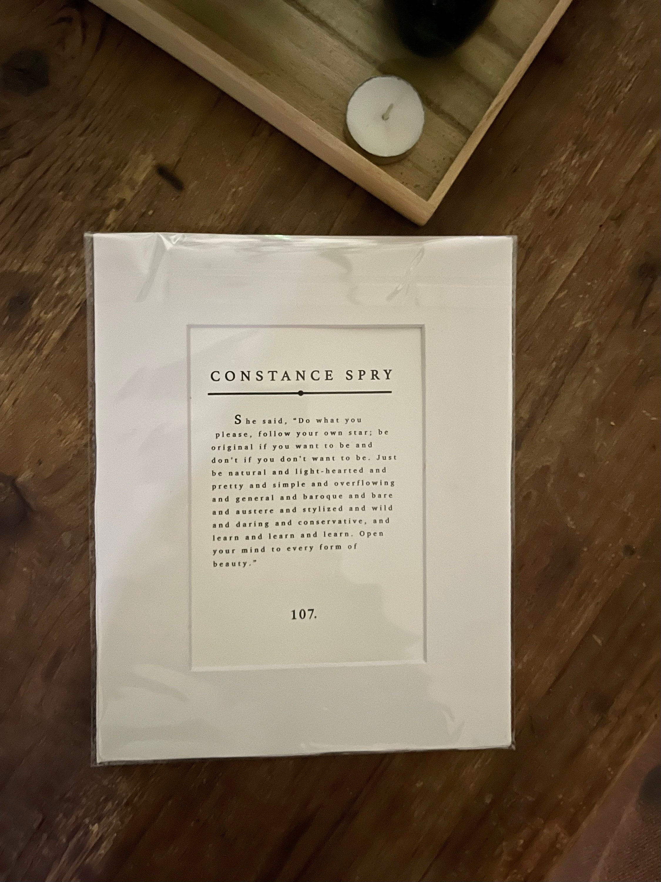 Instant Downloadable Constance Spry Quote for High Resolution Printing ...