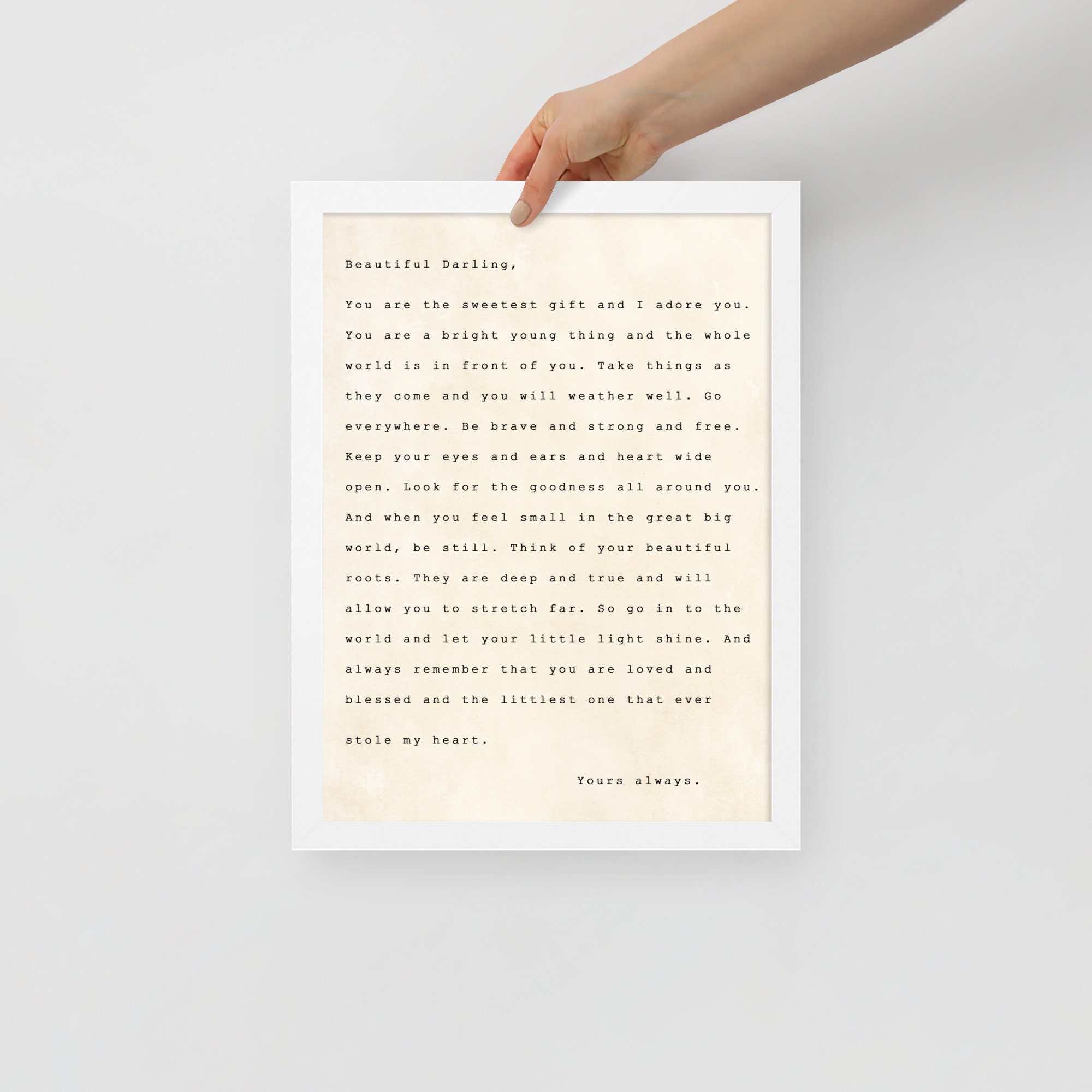 Poem Letter to Your Baby Baby Gift Nursery Decor Baby - Etsy