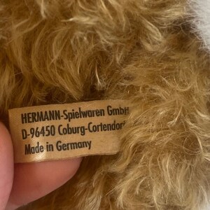 Vintage Limited Edition Posable Plush Teddy Bear Baby's First Christmas ...