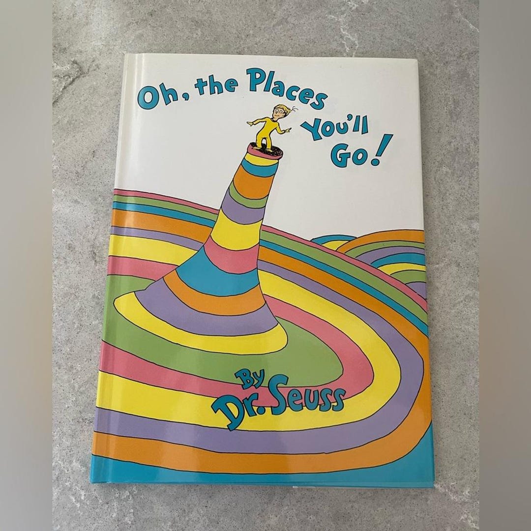 Brand New Hardcover Dr. Seuss Oh the Places You’ll Go Congratulations ...