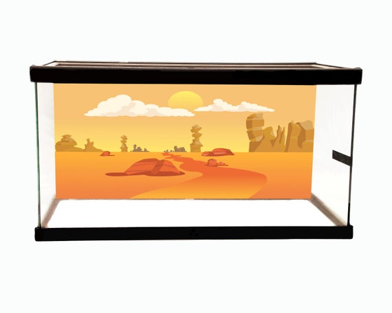 Rectangle Fish Tank Cartoon