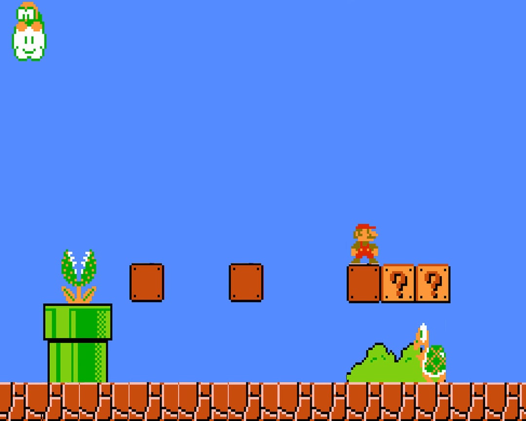 Super Mario Background by Petbackdrops - Durable & Reusable Cage ...