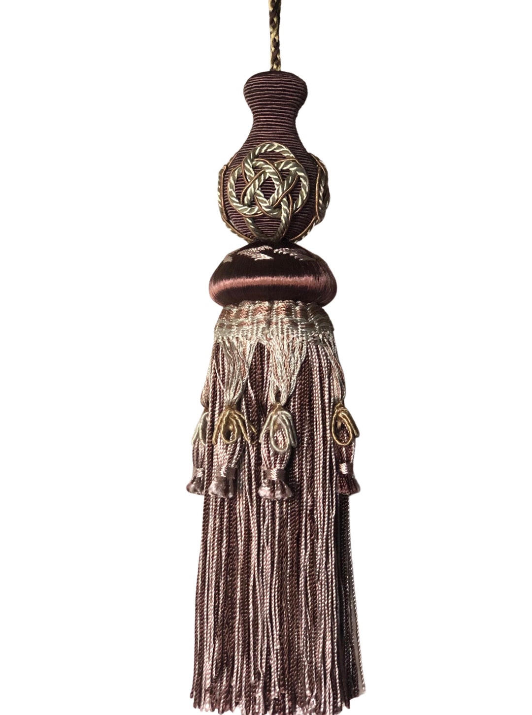 Large, Elegant Mocha/chocolate/ Brown Tassels - Etsy