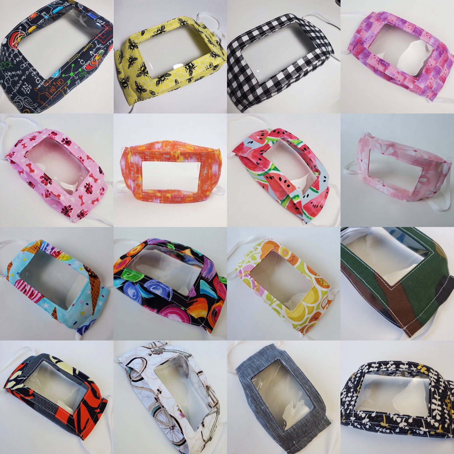 Clear Window Face Mask for the Deaf and Hearing Impaired - Etsy