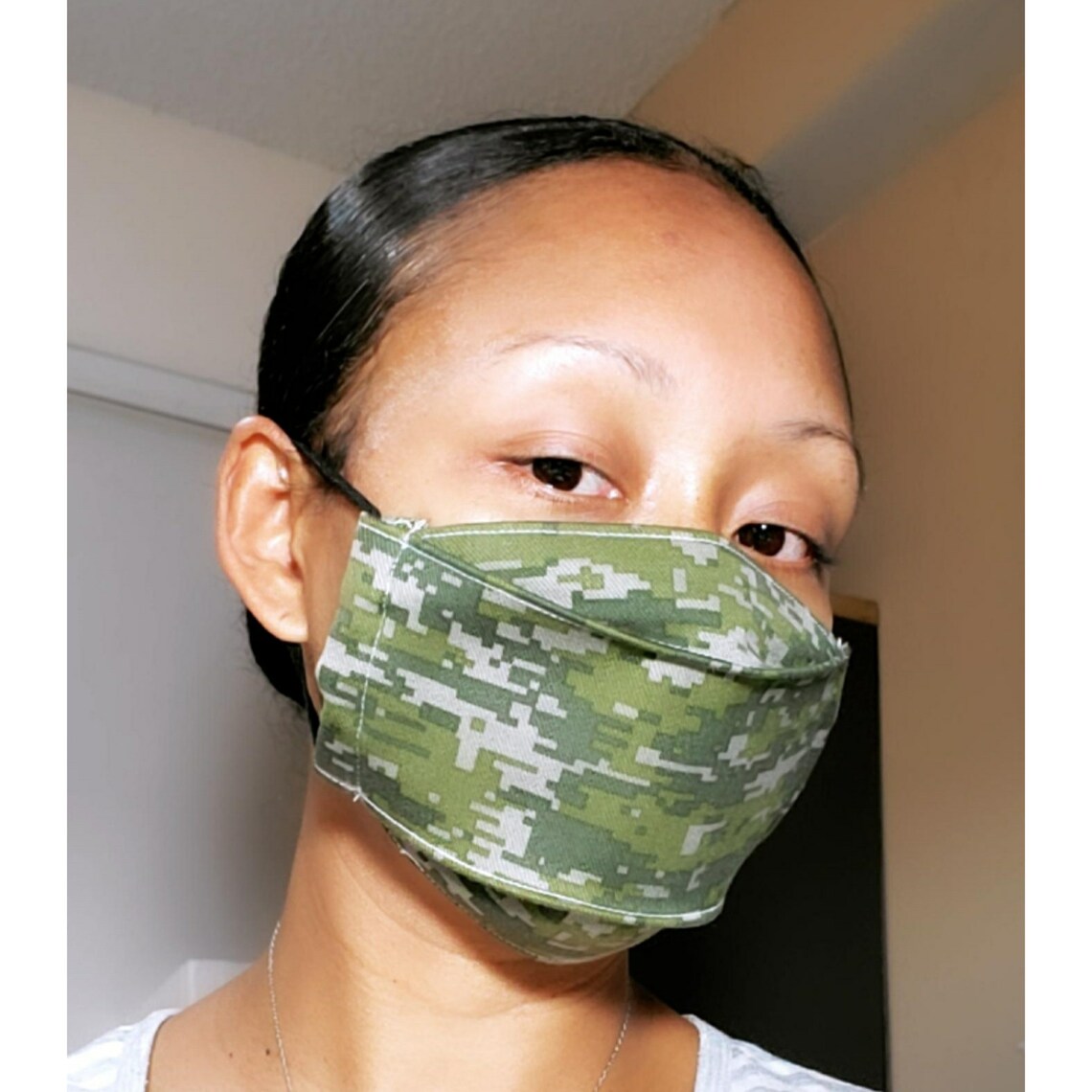 Digi Camo Mask, Digital Camoflauge Fabric Face Mask - Etsy