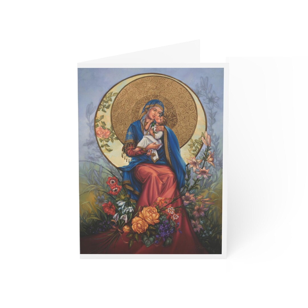 Catholic Mother’s Day Note Cards – Our Lady & Joyful Mysteries – Marian ...