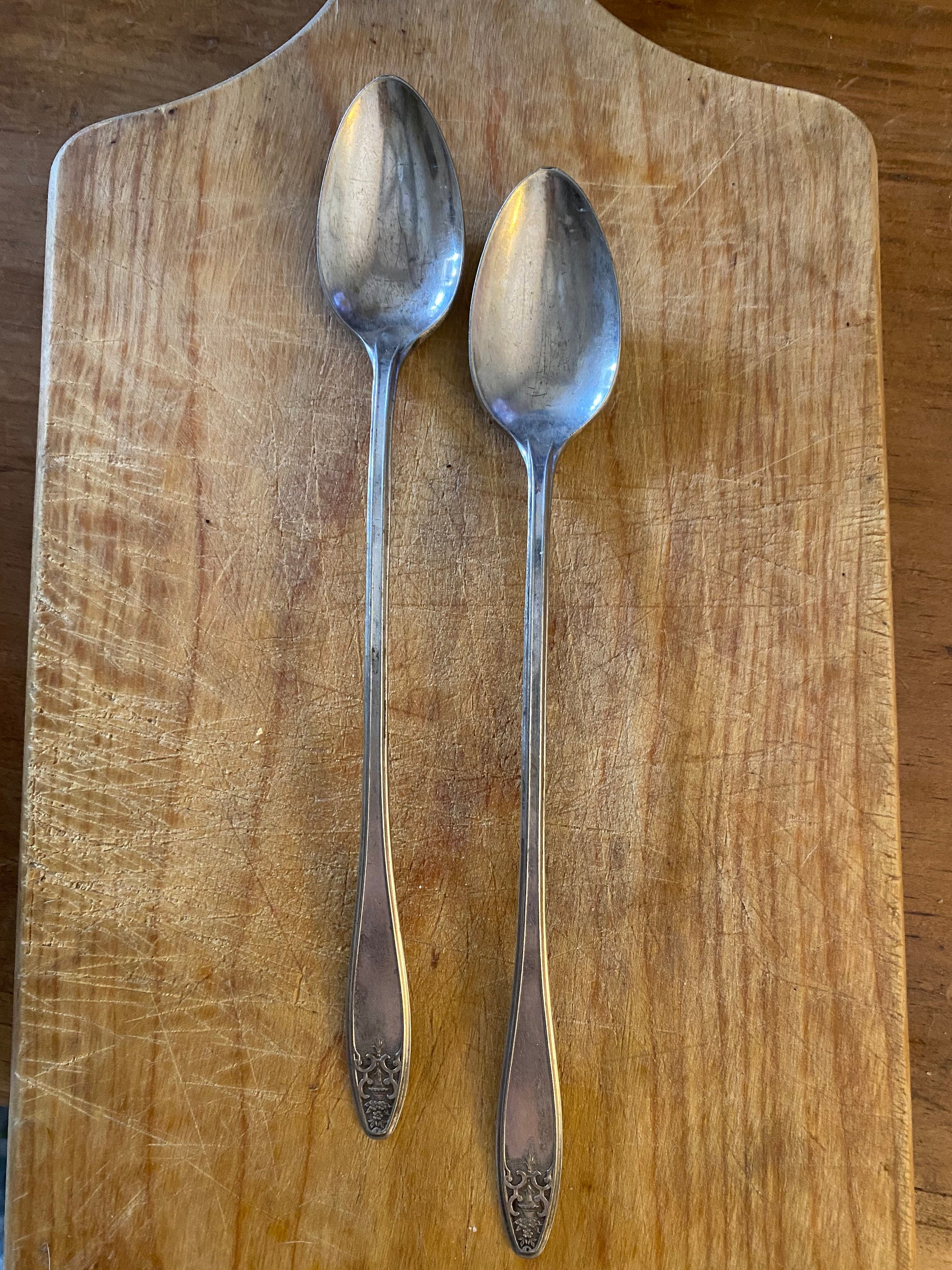 Princess by Lady Doris Silverplate Set of 2 Vintage Iced Tea Spoons ...