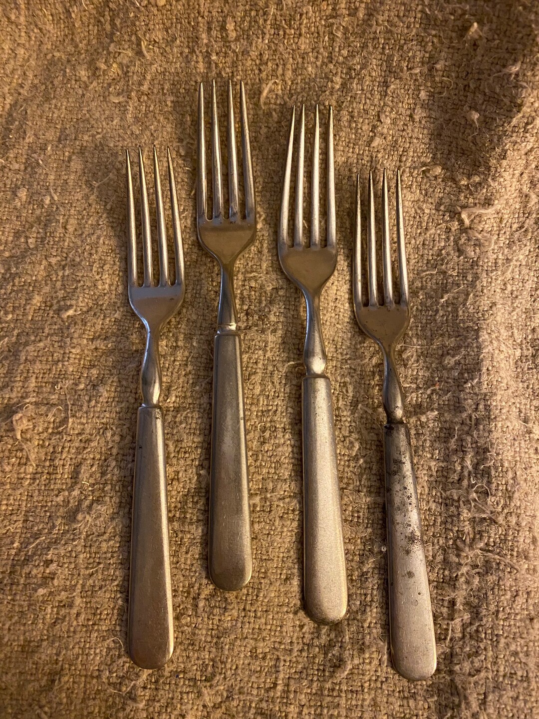 4 Vintage Silverplate Forks Mix and Match Rogers Bros Edwards and ...