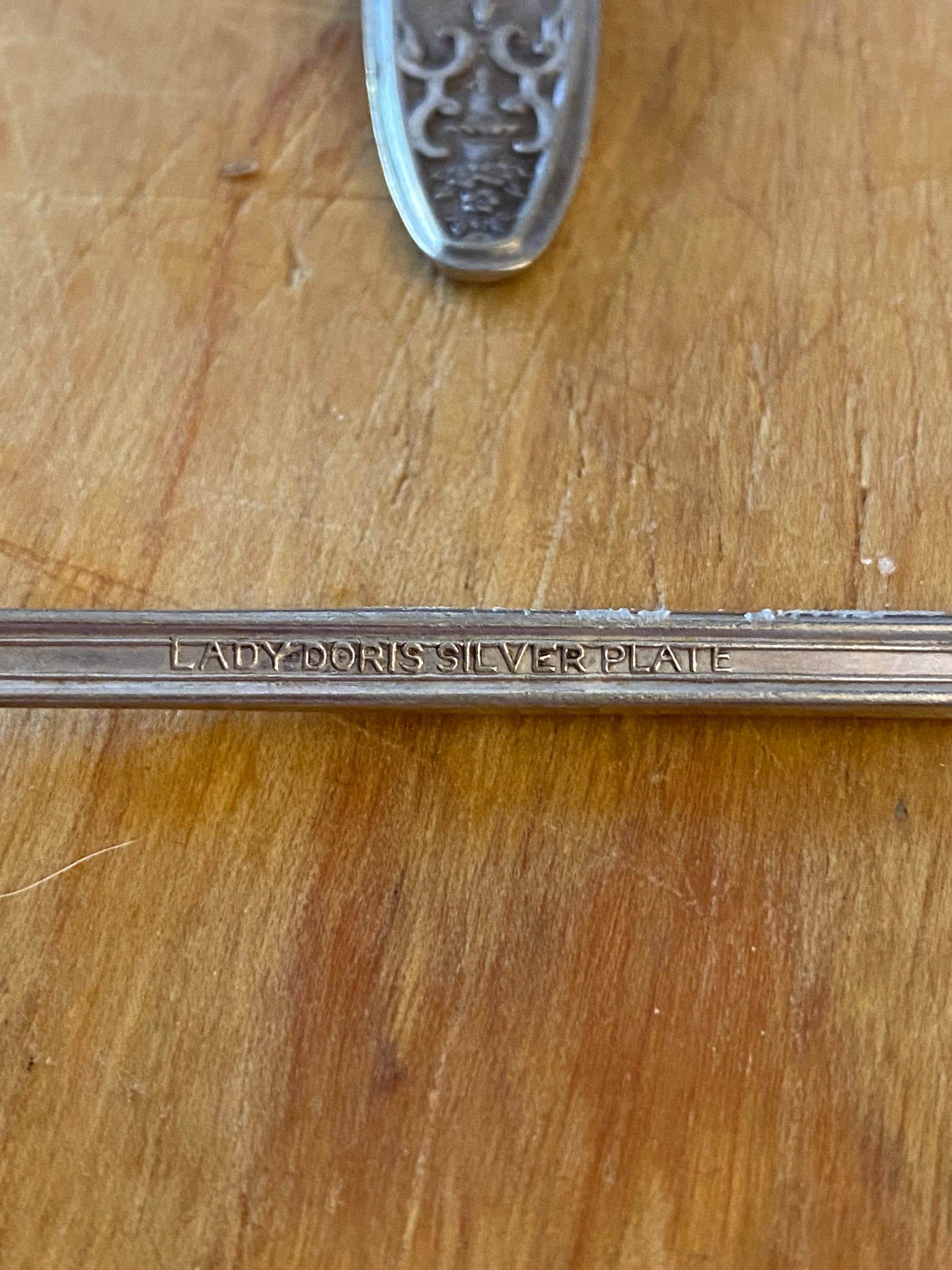 Princess by Lady Doris Silverplate Set of 2 Vintage Iced Tea Spoons ...