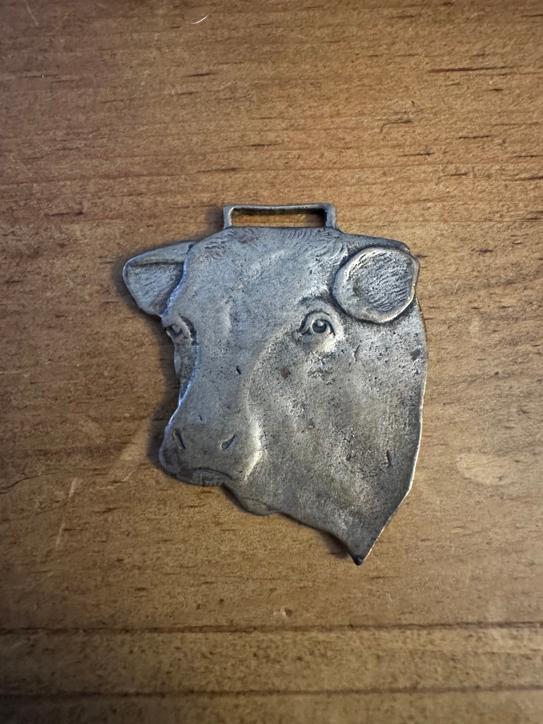 Early 1900's Sterling Hussmann Cow Watch Fob - Etsy