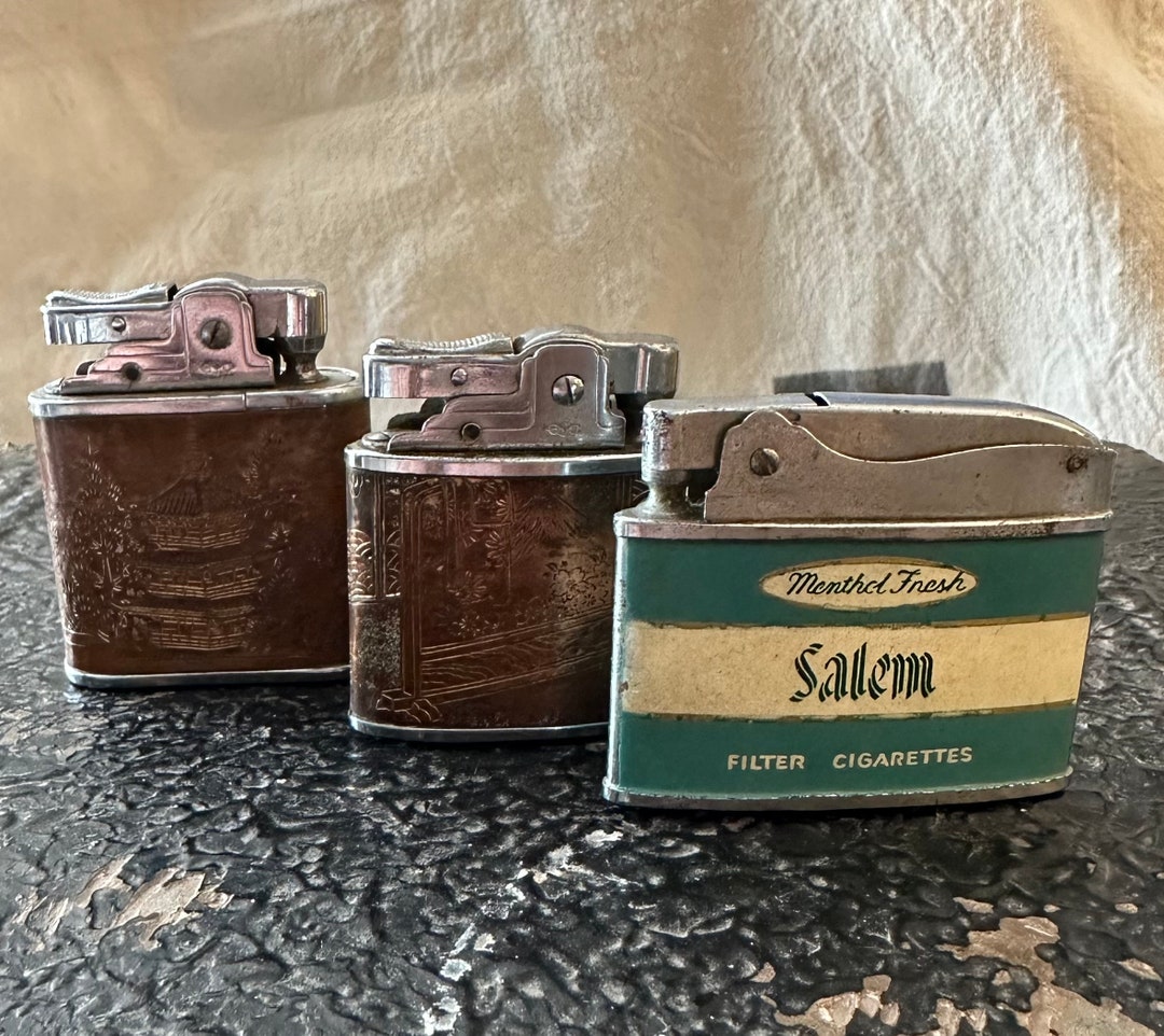 3 Vintage Lighters 2 Prince Copper and 1 Penguin Salem - Etsy