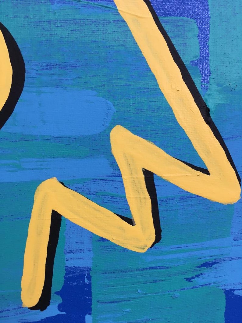 Bart Simpson Painting the Simpsons Art Comic Art Acrylic Movie Artwork ...