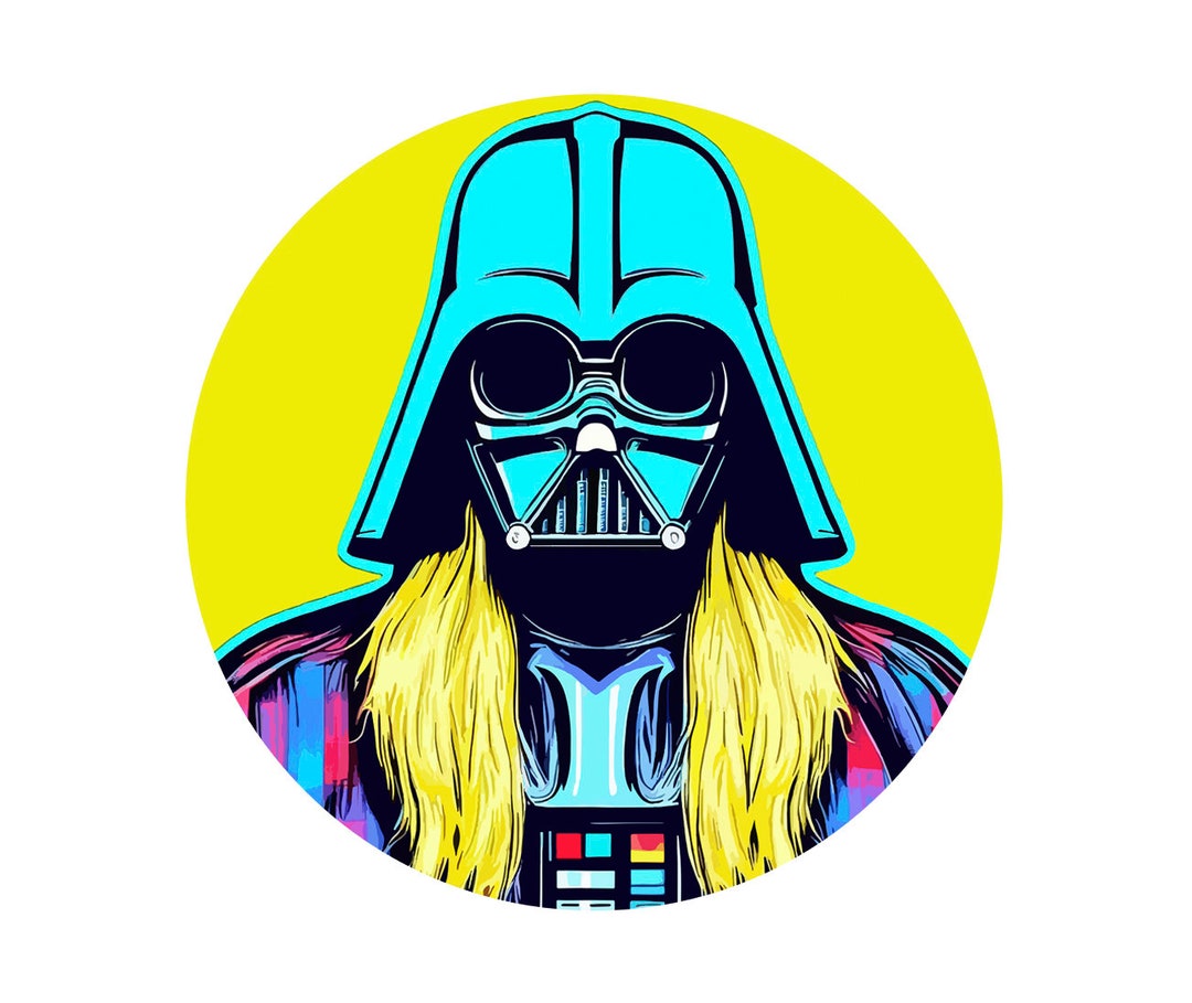 Garth Vader Waynes World Darth Vader Mashup Button Star Wars Disneyland ...
