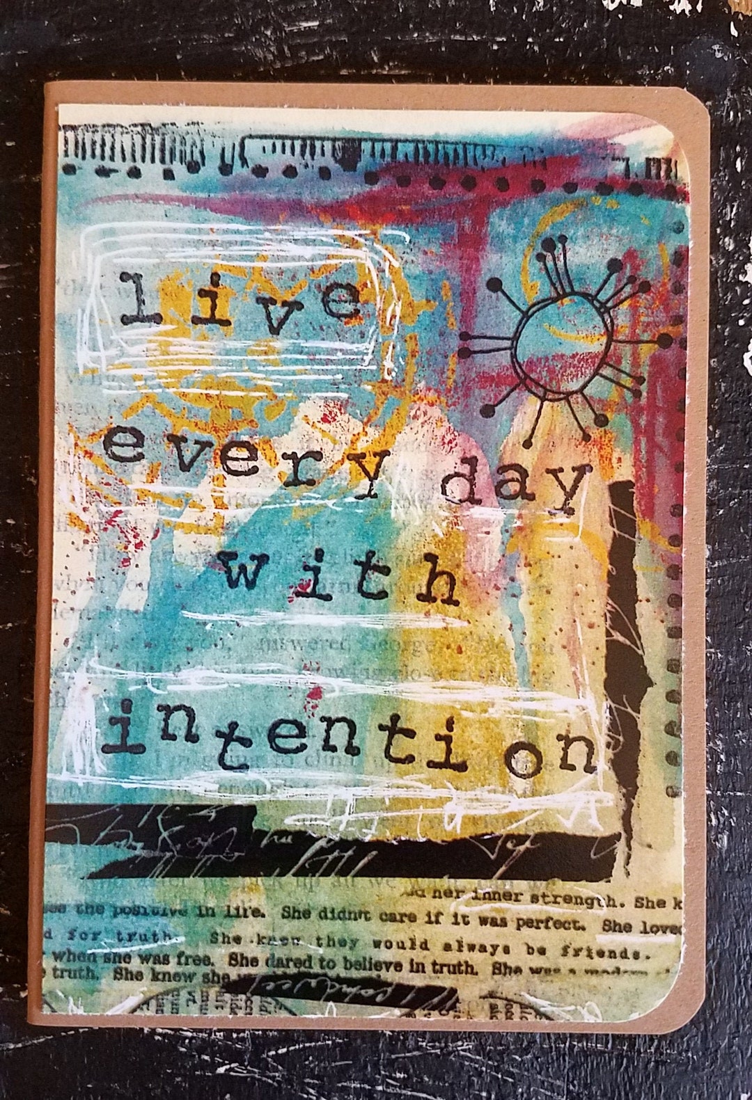 Intention Art Journal - Etsy