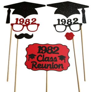 Class Reunion Photo Booth Props- Class Reunion Party - Photo Booth ...