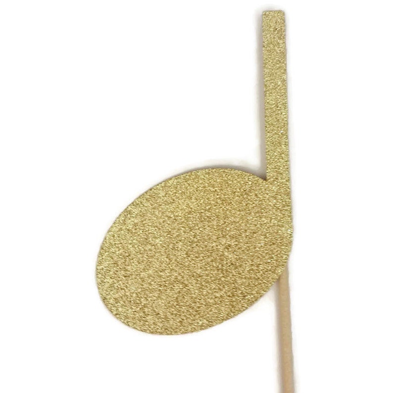 Photo Booth Props Music Notes with Glitter Photo Booth Prop | Etsy