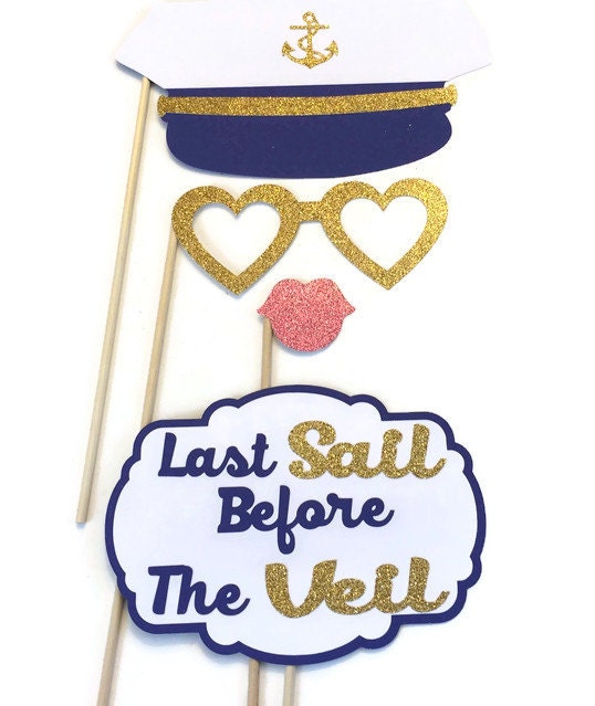 Last Sail Before the Veil Photo Booth Props 6 Piece Photo - Etsy Israel
