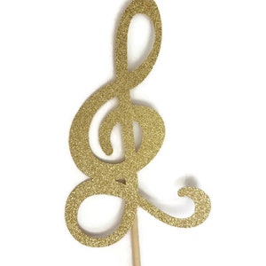 Photo Booth Props Music Notes With Glitter Photo Booth Prop With ...