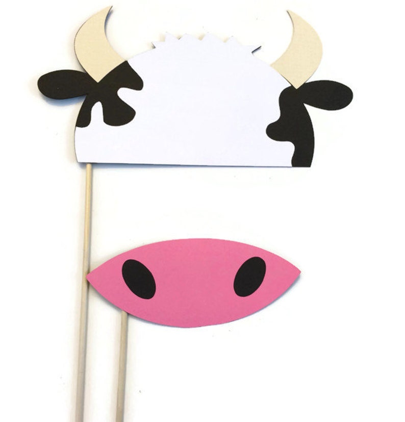 Photo Booth Props Farm Animal Themed Prop Set Barnyard Party - Etsy