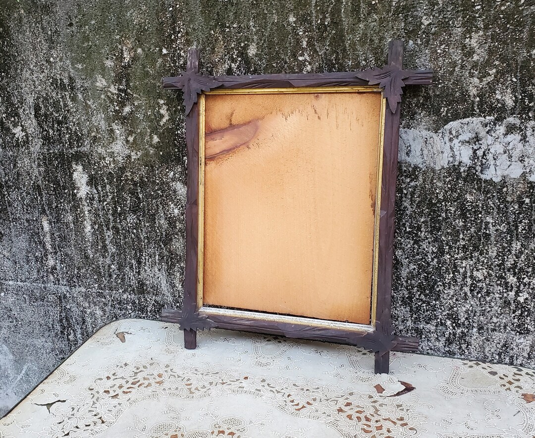 Vintage Tramp Art Wood Wall Frame Carved Folk Art - Etsy