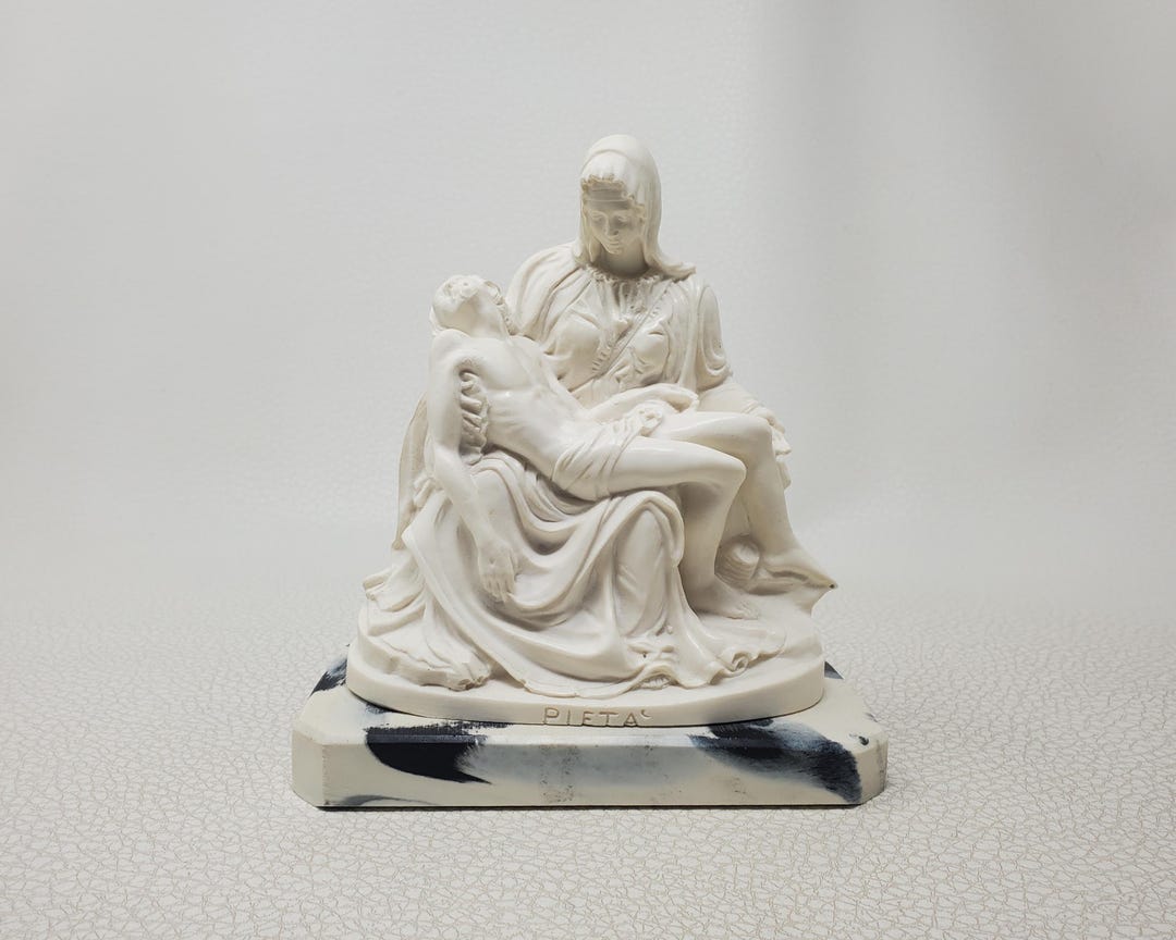 Vintage Replica Michelangelo Pieta Sculpture Figurine - Etsy