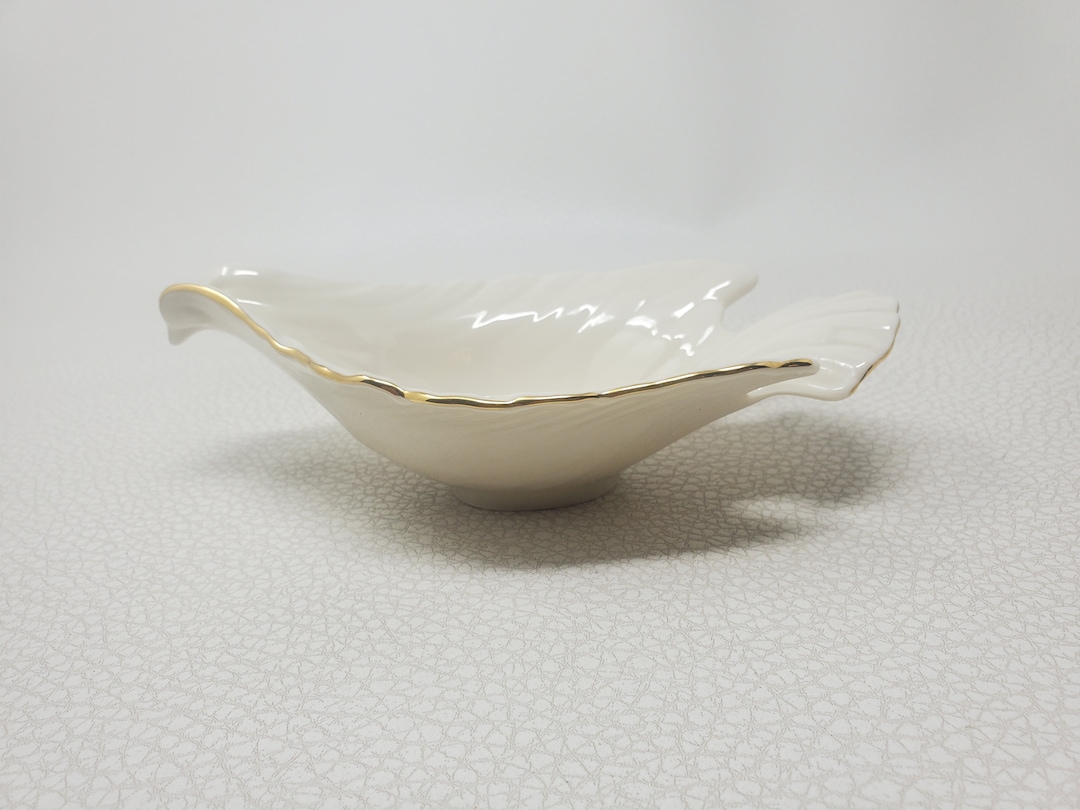 Vintage Lenox Dove Dish With 14 K Gold Trim Decorative Bowl - Etsy