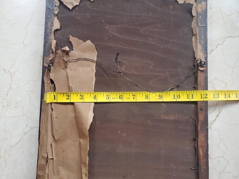 Antique "little Emma" Currier & Ives Lithograph in Distressed Black ...