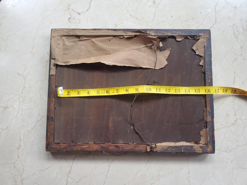 Antique "little Emma" Currier & Ives Lithograph in Distressed Black ...