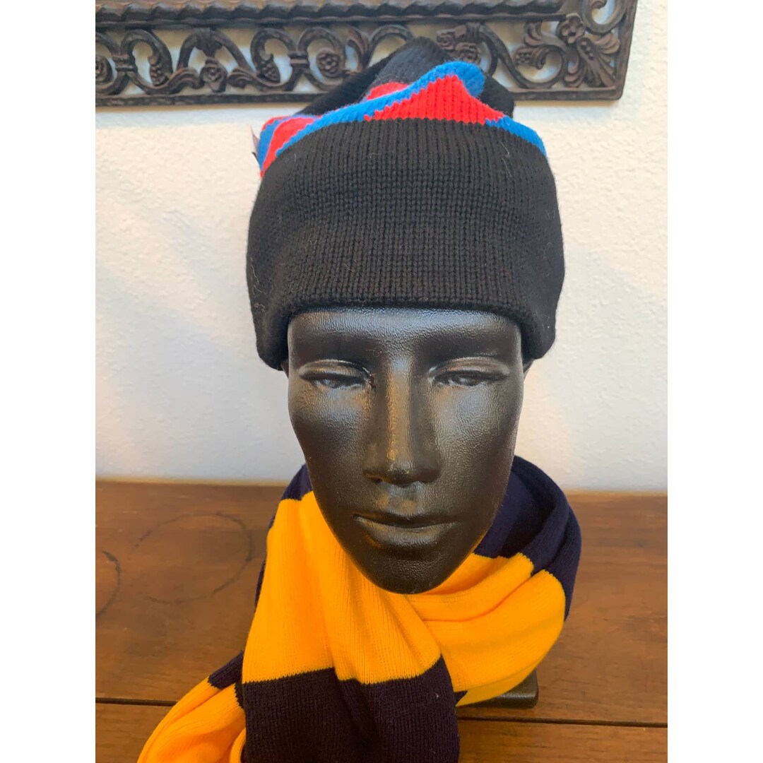 Vintage SKI HAT IGLOO Cap Winter Snow Unisex Beanie Hat Wool Alpine Ski ...
