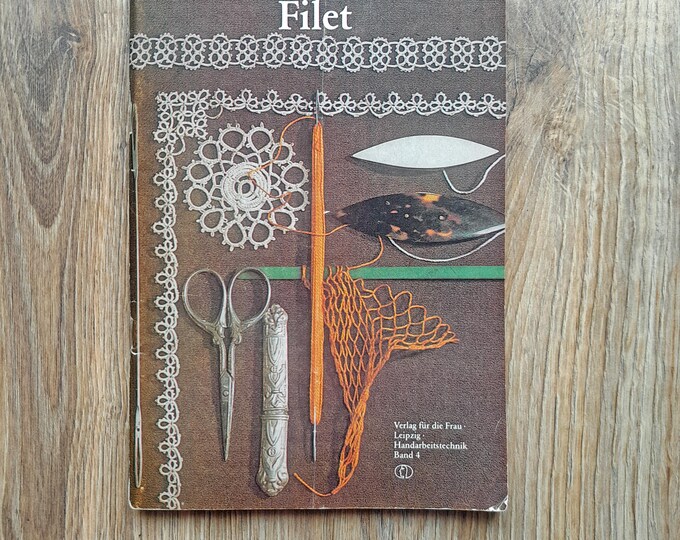 Vintage Tatting and Filet Lace Book 1977: German Instruction - Etsy