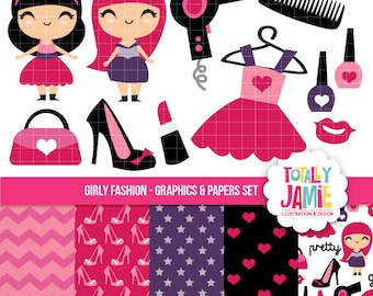 Dress up clip art | Etsy