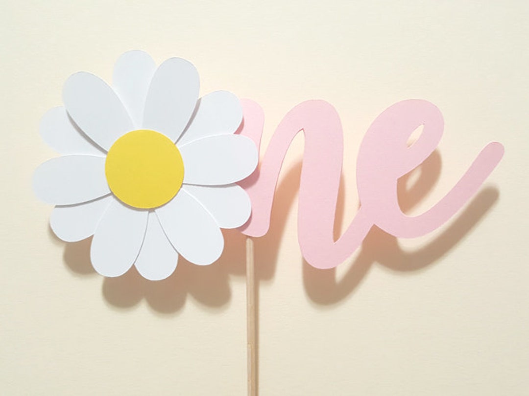 Daisy ONE Cake Topper - Etsy