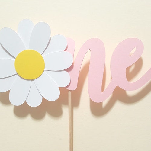 Daisy ONE Cake Topper - Etsy