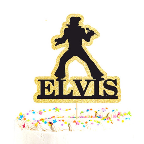 Elvis Cake Topper - Etsy