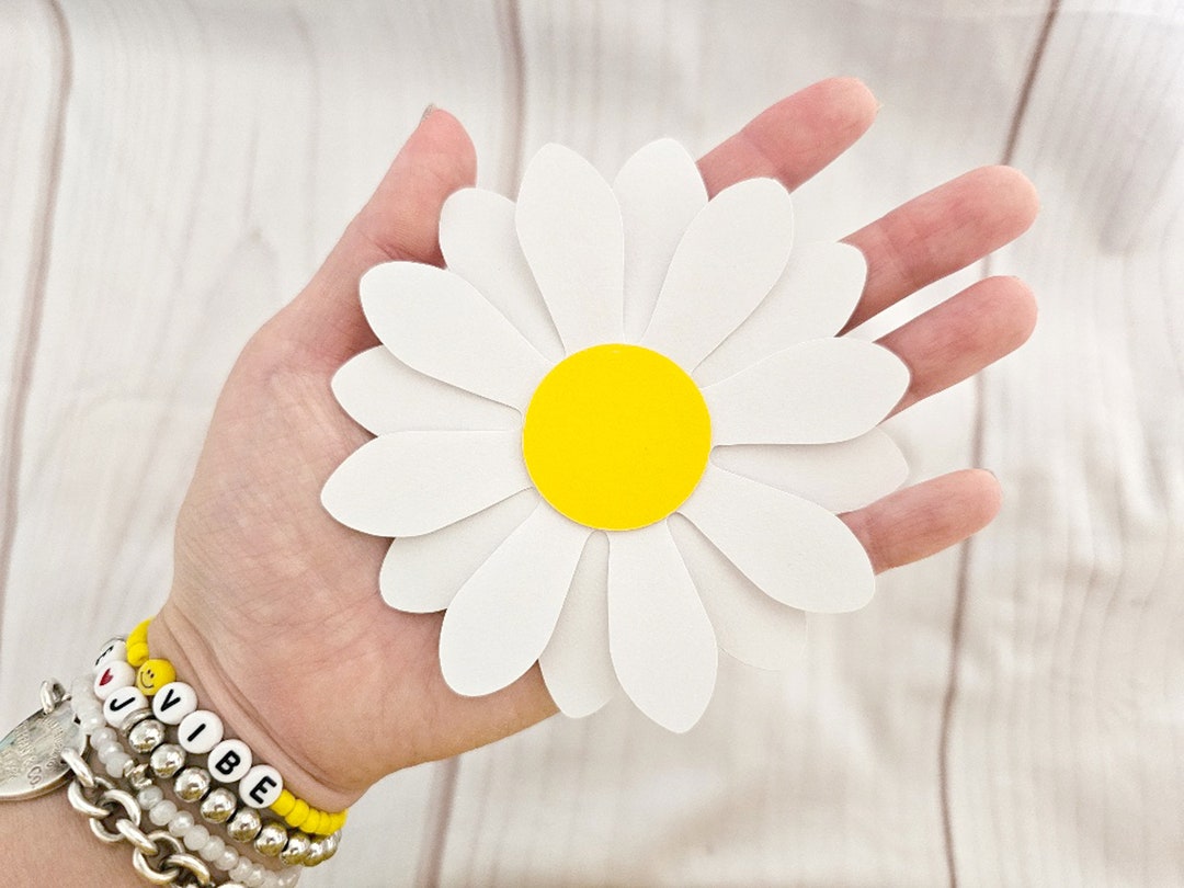 Set of 24 Pcs - Large Daisy Die Cut, Daisy Confetti - Etsy