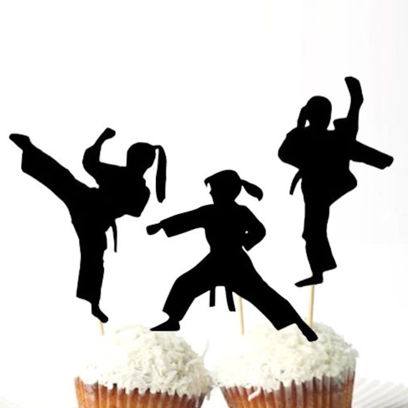 Karate Cake Topper - Etsy