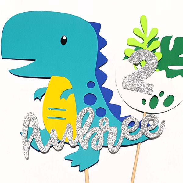 Dinosaur Topper - Etsy