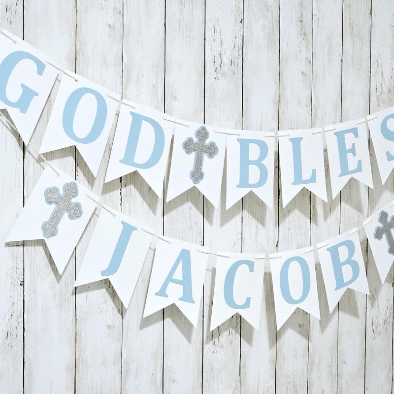 Baptism Banners - Etsy
