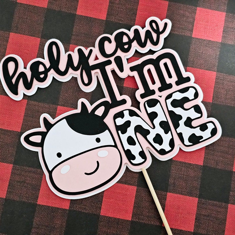 Cow Wedding Cake Topper - Etsy