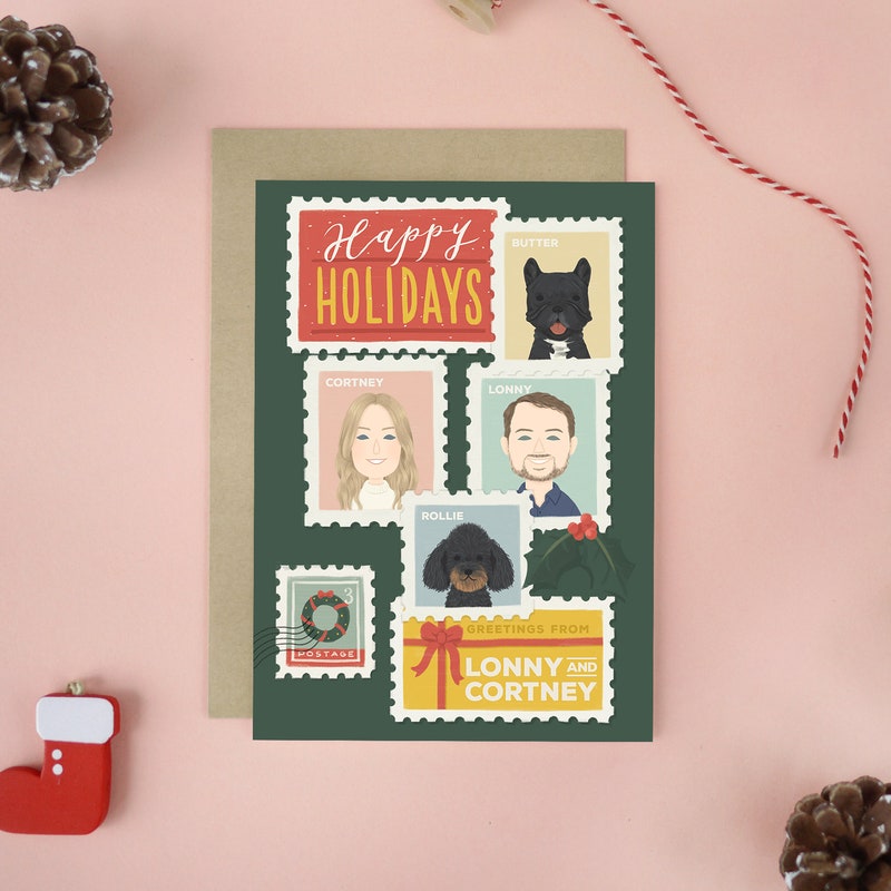Custom Christmas Cards - Etsy