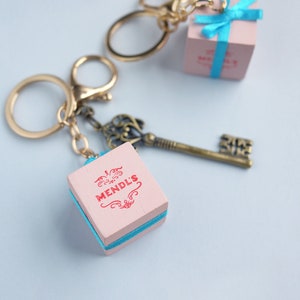 Mendl's Box Wooden Keychain Grand Budapest Hotel Wes Anderson Inspired ...