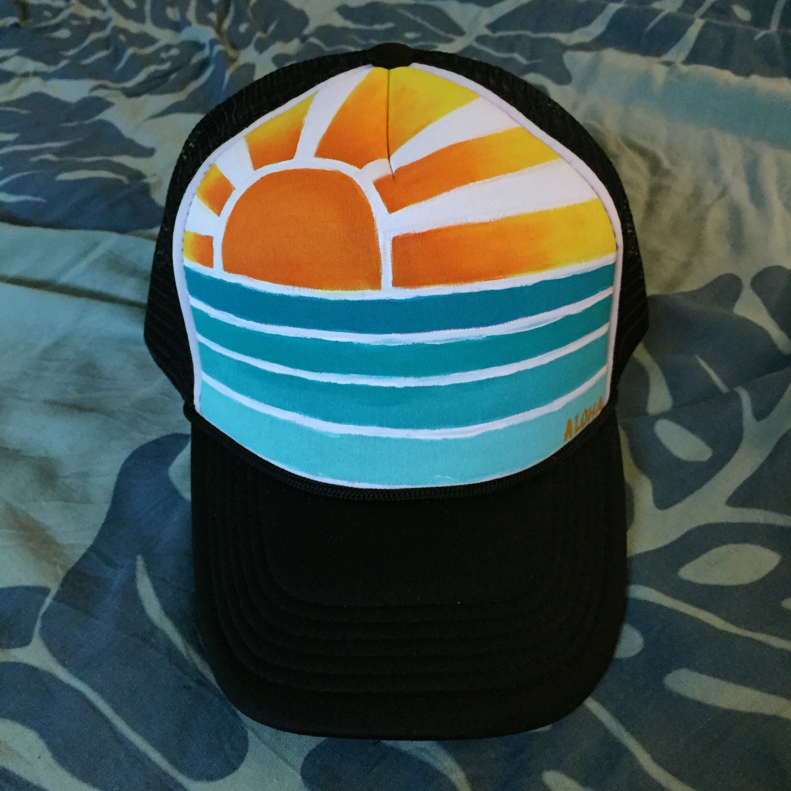 Sunset Trucker Hat - Etsy