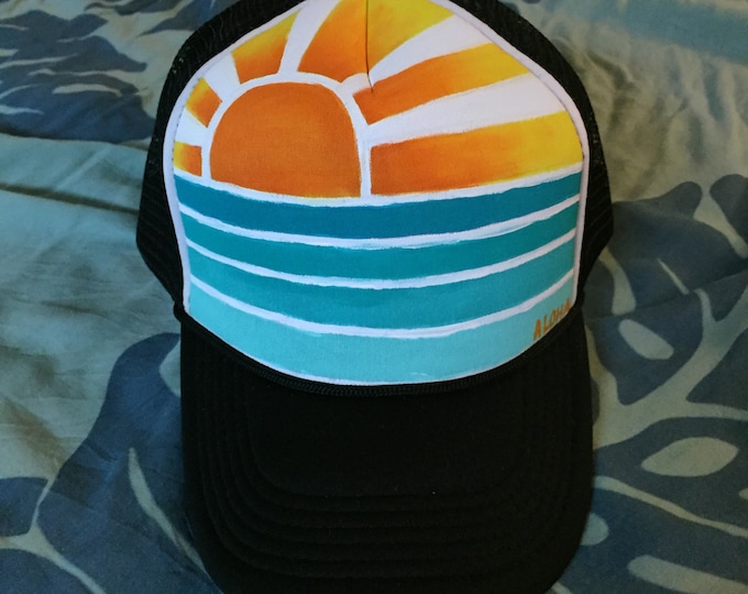 Sunset Trucker Hat - Etsy