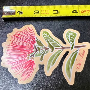 Hawaiian Flower Sticker 'ōhi'a Lehua - Etsy