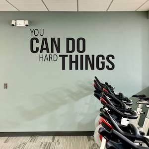 You CAN DO Hard THINGS Classroom Wall Decal, Office Wall Decal, Gym ...