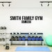 Personalized Custom Home Gym Name Decal, DISCIPLINE DEDICATION ...