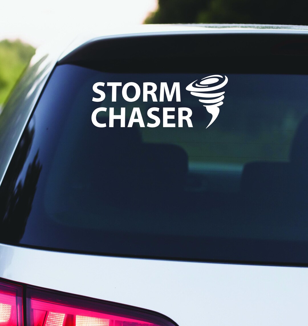 STORM CHASER DECAL, Storm Chaser Bumper Sticker. Funny Bumper Sticker ...